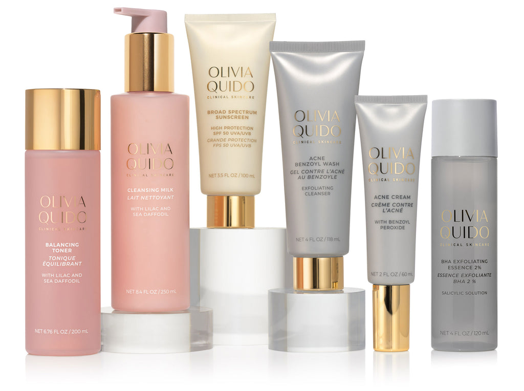 Acne Basic Essentials - 5 Piece Treatment Set - Olivia Quido Skincare – O Skin Med Spa